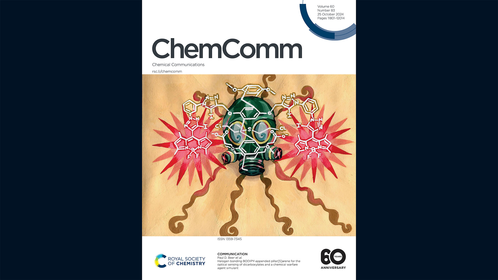 Optical sensors for pollutants on cover of Chemical Communications ...